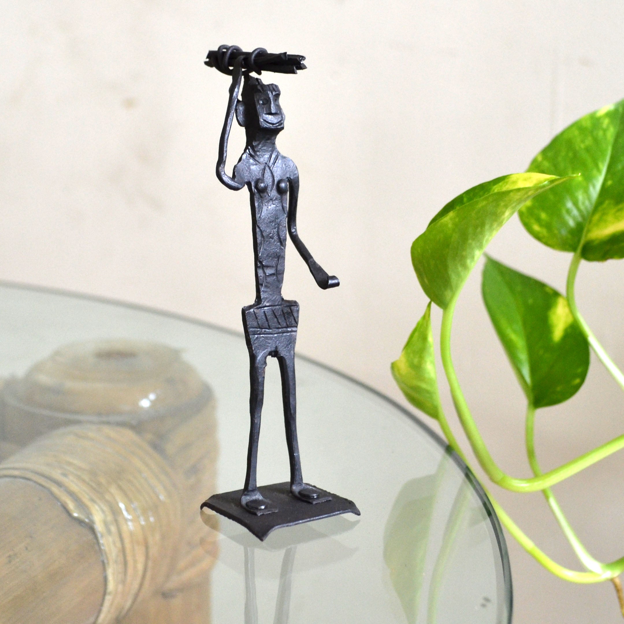 Wrought Iron Metal Women At Jungle Tribal Figure – Chinhhari Furniture ...
